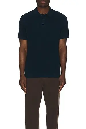 Onia Cotton Textured Knit Polo