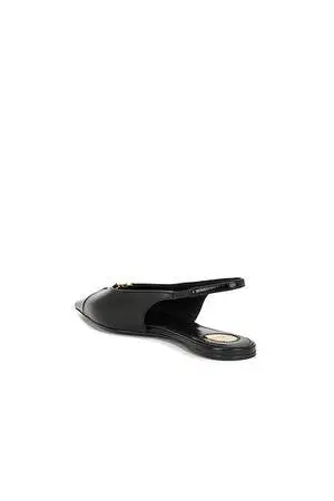 Saint Laurent Babylone Slingback Flat - Nero