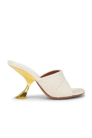 Amina Muaddi Woven Mules Clogs For Women