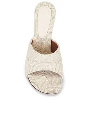 Amina Muaddi Taylor Woven 90 Slipper