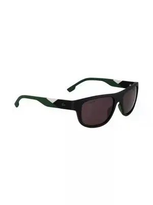 Lacoste Geometric-print Sunglasses - Black