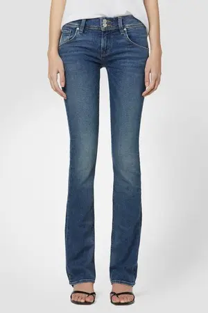 Hudson Jeans Beth Mid-rise Baby Bootcut Jeans