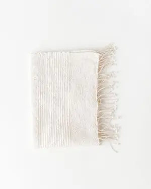 CREATIVE WOMEN Riviera Cotton Hand Towel - Natural