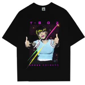 CROSS COLOURS T-boz Bling T-shirt - Black