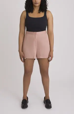 AAM THE LABEL High-waisted Relaxed Fit Short - Melon