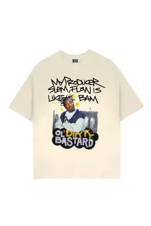CROSS COLOURS Odb Flow Is Like Bam Bling T-shirt