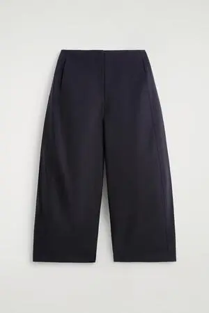 Recycled Polyester Wide-Leg Trousers