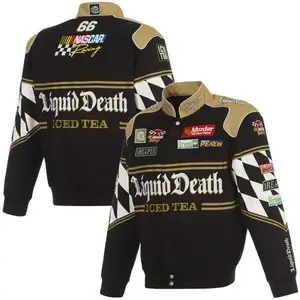 JH DESIGN Nascar Liquid Death Full-snap Twill Jacket