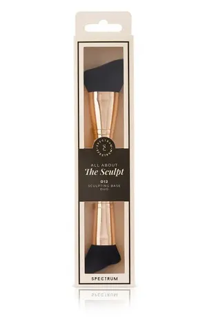 SPECTRUM All About The Brush D12 The Sculpt Dual-ended Brush - Light Beige