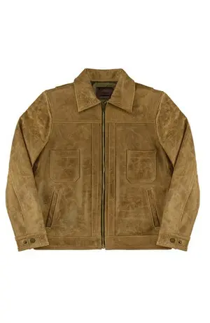 LAST WOLF Yellowstone Leather Work Jacket