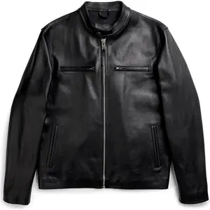 LAST WOLF Wheeler Peak Racer Leather Jacket