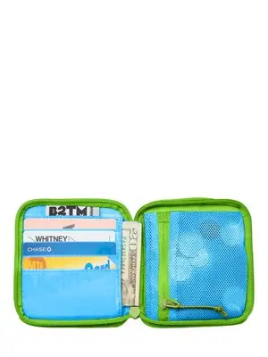 BABOON TO THE MOON Zip-around Wallet - Lime Breeze