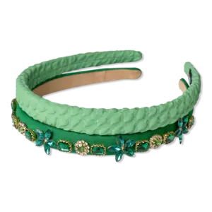 LOCKS & MANE Headbands Set Of 2 - Green