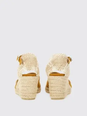 CastaÑer Wedge Espadrilles With Ankle Strap - Leather