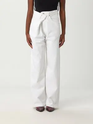 AGOLDE Wide Leg Trousers - Milk