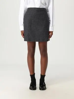 A.p.c. Checked Skirt - Grey