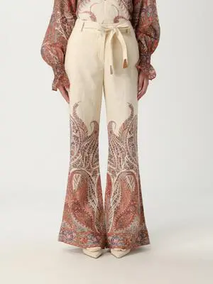 Zimmermann Paisley Print Flare Trousers - Multicolor
