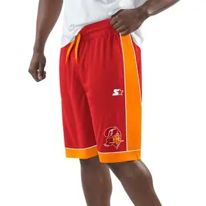 STARTER Tampa Bay Buccaneers Fan Favorites Vintage Logo Shorts - Red