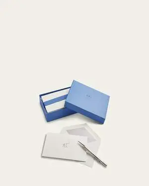 Smythson Elephant Note Cards, Set Of 10