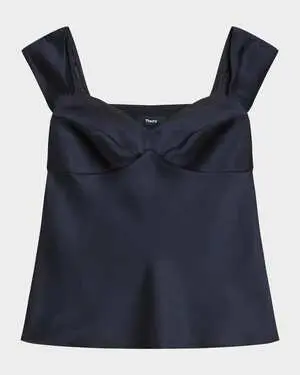 Theory Short Sleeve Cami Top