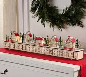 HOME REFLECTIONS Christmas Village Advent Calendar - One-color