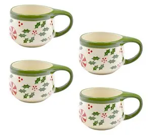 TEMP-TATIONS Seasonal Set Of 10-oz Mugs - One-color