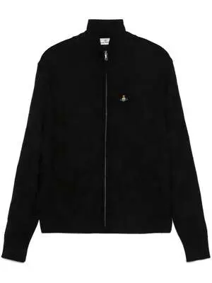 VIVIENNE WESTWOOD Fisherman's Knit Virgin Wool Sweater - Black