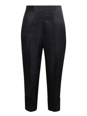 SAPIO Cropped Trousers - Black