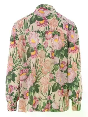 Chloé Lavallière Silk Blouse - Neutrals