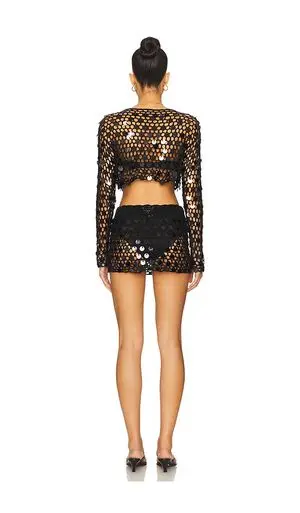 Superdown Coralie Skirt Set - Black
