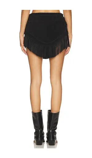 UNDERSTATED LEATHER Perfect Grace Suede Skirt