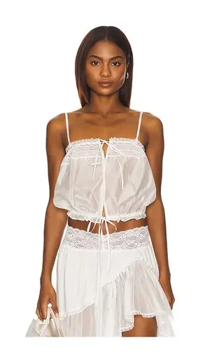 LOVERS AND FRIENDS Calais Top With Lace Detail