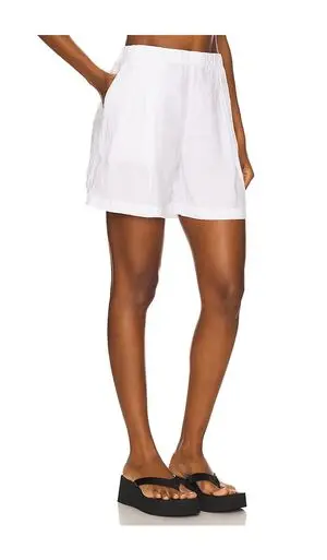 JAMES PERSE Lightweight Linen Elastic Short