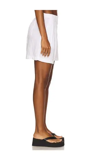 JAMES PERSE Lightweight Linen Elastic Short