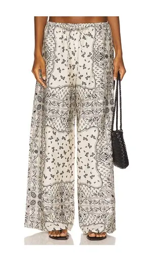 MONTCE Drawstring Wide-leg Pants