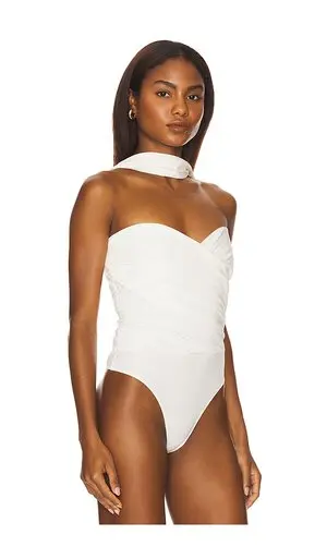 Nbd Shuri Halterneck Bodysuit - Ivory
