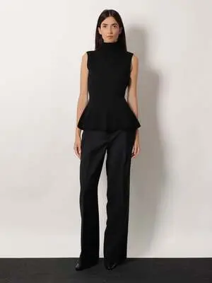 RÓHE Ribbed Wool And Cashmere Top
