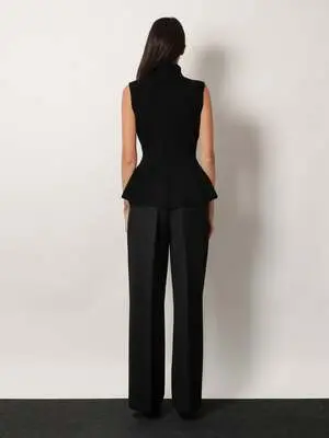 RÓHE Ribbed Wool And Cashmere Top