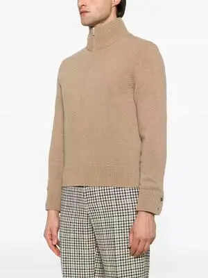 Thom Browne Intarsia Half-zip Sweater