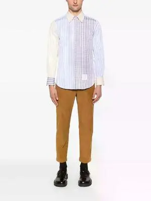 Thom Browne Gingham-check Poplin Shirt
