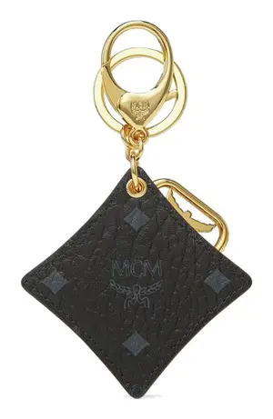 Mcm Diamond Key Charm In Visetos