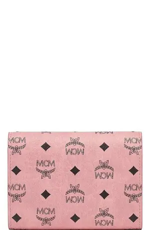 Mcm Aren Trifold Wallet In Visetos