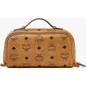 Mcm Ottomar Toiletry Bag - Brown