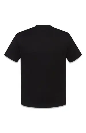 Mcm Essential Logo Print T-shirt In Organic Cotton - Black