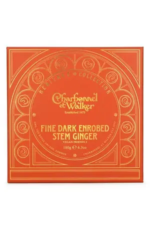 CHARBONNEL ET WALKER Fine Dark Chocolate Enrobed Stem Ginger