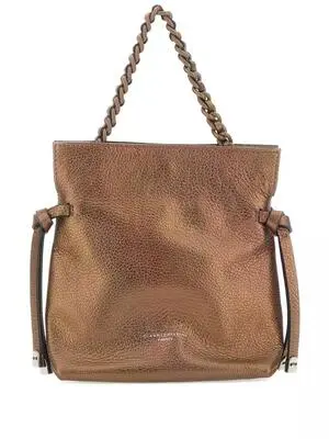 GIANNI CHIARINI Metallic Shoulder Bag With Chain Handle