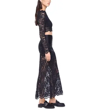 Rabanne Lace Maxi Skirt