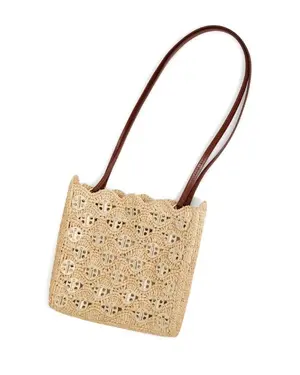Rabanne Raffia Tote Bag - Natural