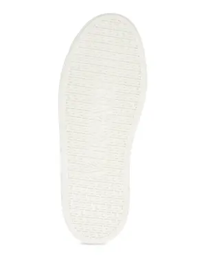 Versace La Greca Leather Sneakers - Black/gold