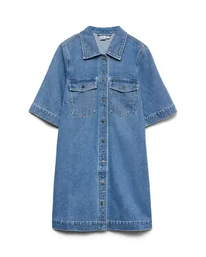 Vero Moda Denim Shirt Dress